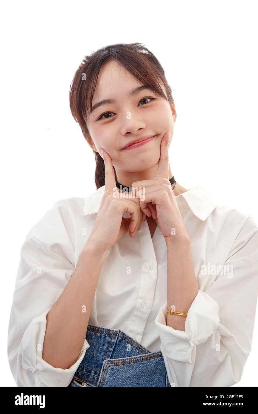 Beautiful and lovely young girl Stock Photo - Alamy