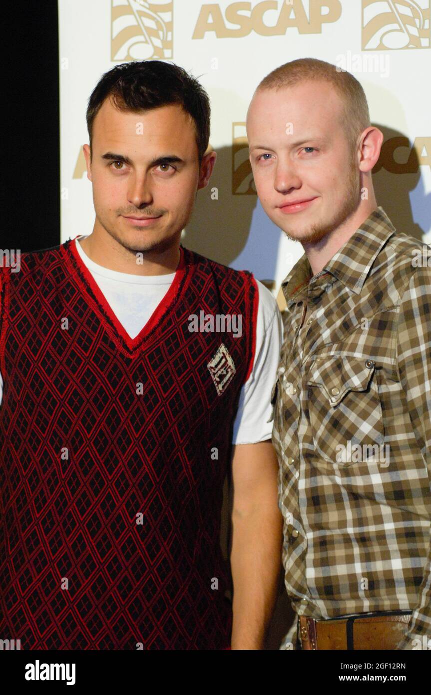 Isaac Slade and Joe King of The Fray attends red carpet arrivals at ...