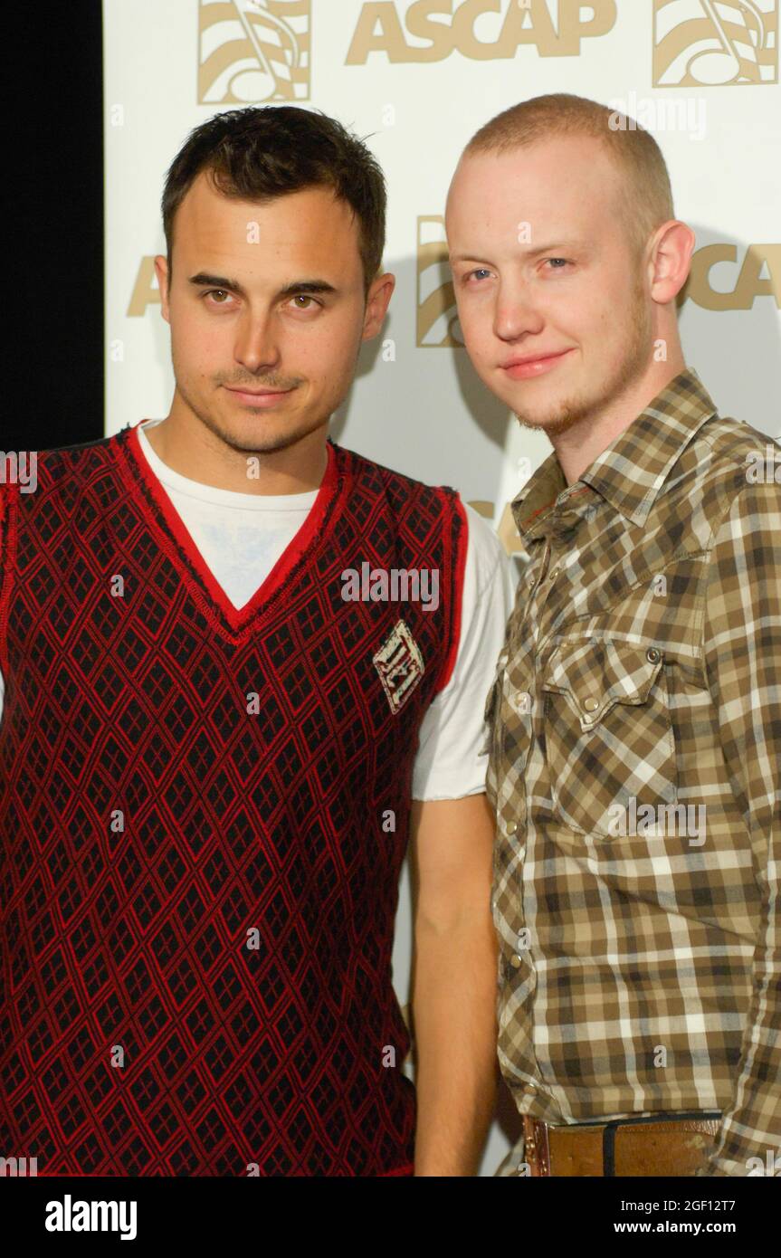 Isaac Slade and Joe King of The Fray attends red carpet arrivals at ...
