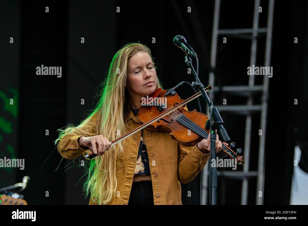 Canadian Musician Linsey Beckett performs live during the Together ...