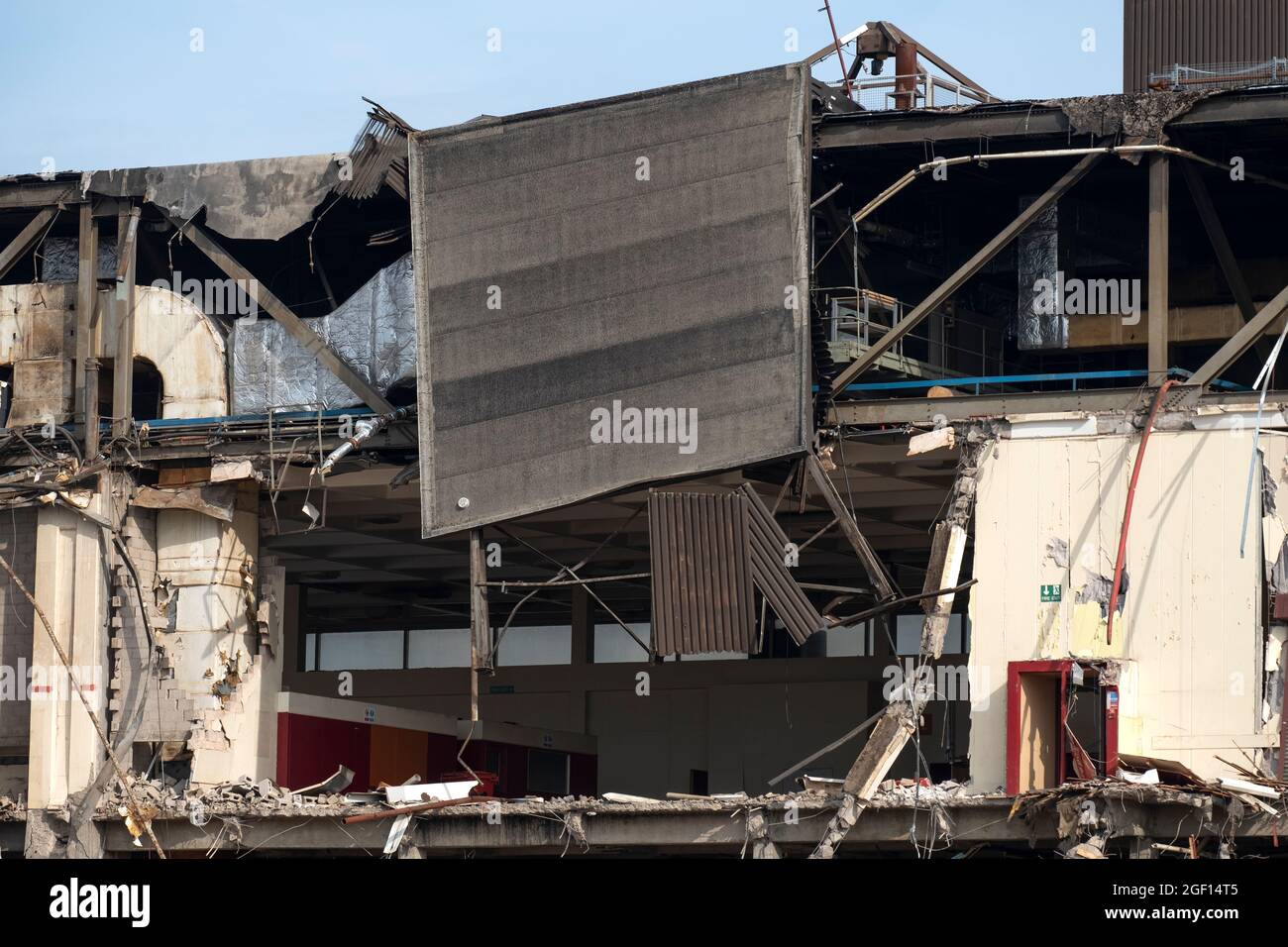 Old factory during a demolition process Stock Photo - Alamy Old factory during a demolition process Stock Photo - Alamy