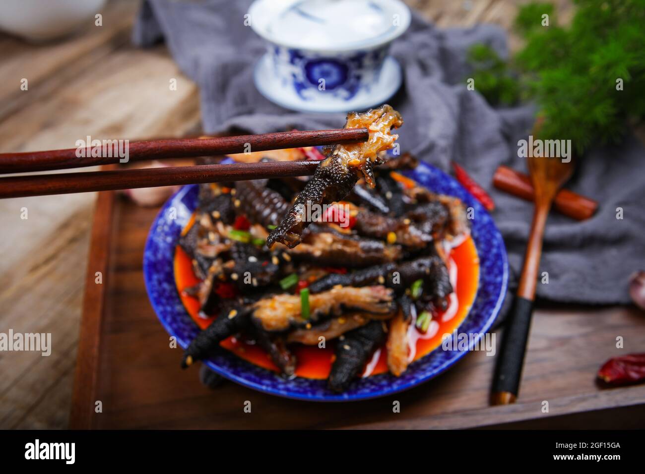 Red chicken hamstring Stock Photo - Alamy