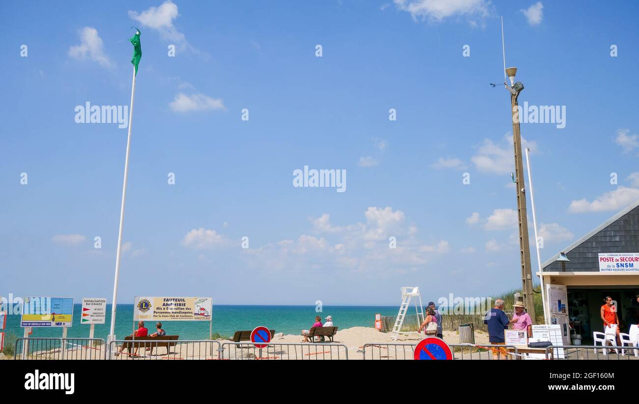 Gouville-sur-Mer, Manche department, Normandy region, France Stock ...