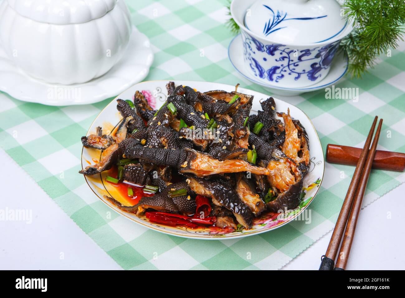 Red chicken hamstring Stock Photo - Alamy
