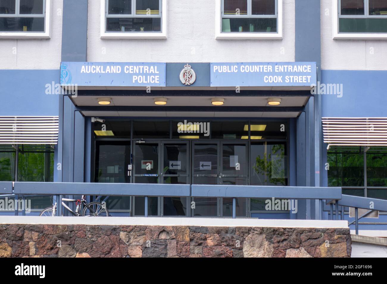Entrance To Auckland Central Police Station Cook Street Auckland New ...