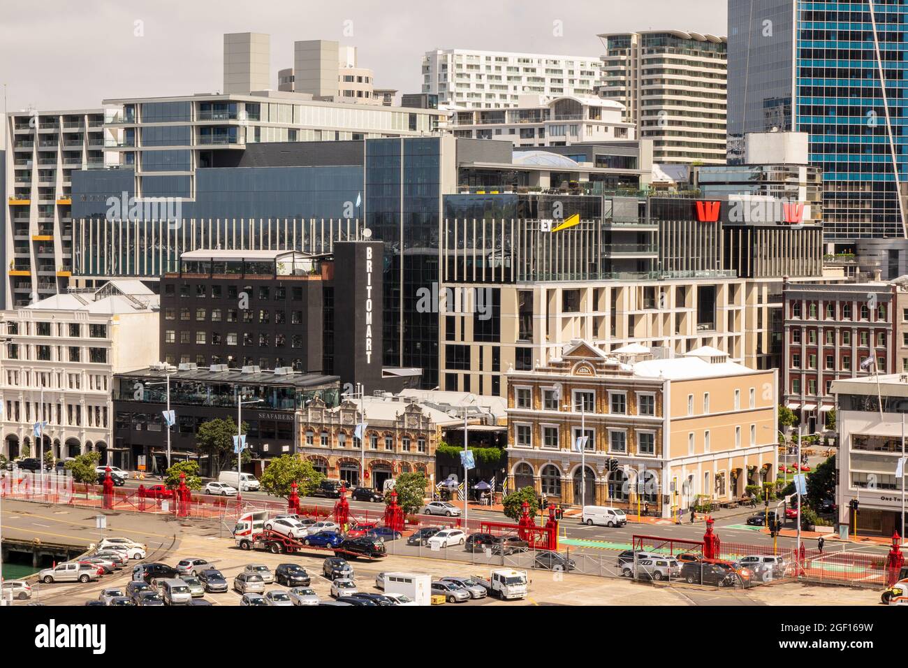 Port Of Auckland With Historic Buildings The Northern Steam Ship ...
