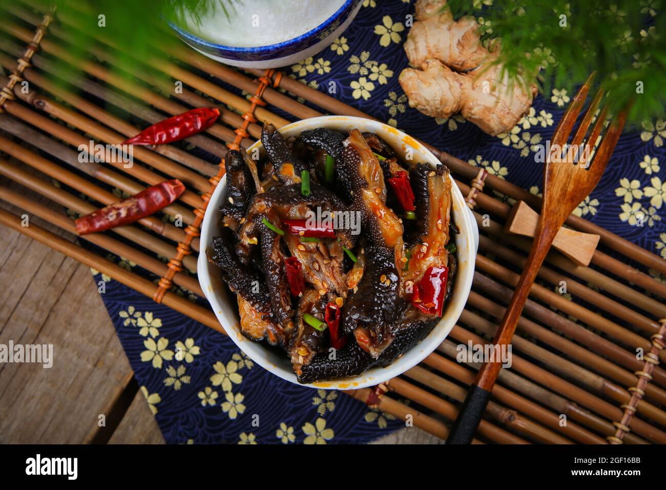 Red chicken hamstring Stock Photo - Alamy