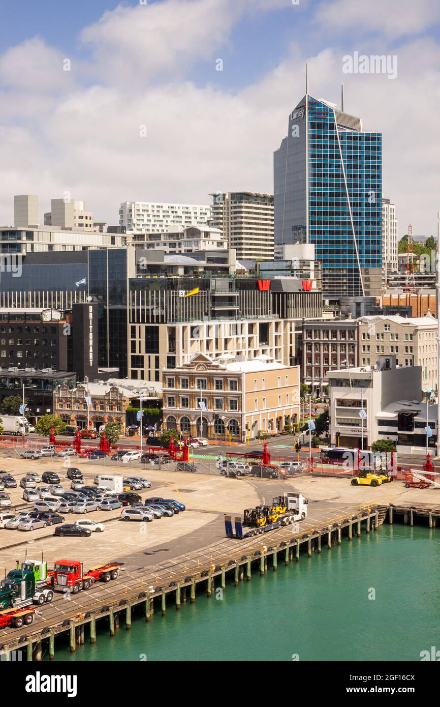 Port Of Auckland With Historic Buildings The Northern Steam Ship ...