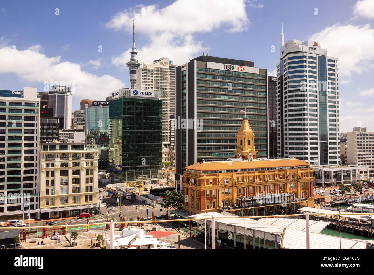 The Auckland Ferry Terminal Building Quay Street Auckland New Zealand ...