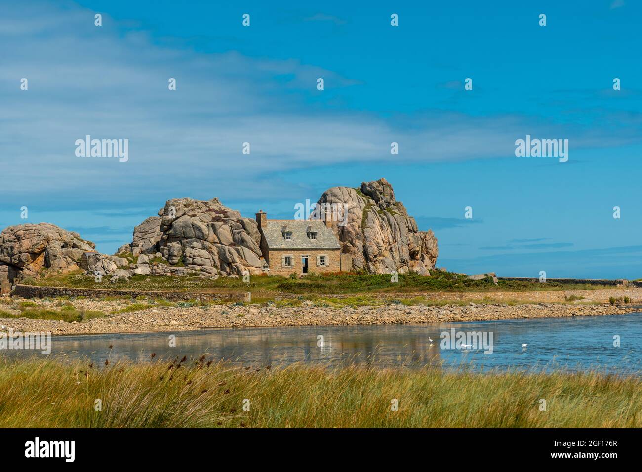Beach at gouffre de castel meur hi-res stock photography and images - Alamy