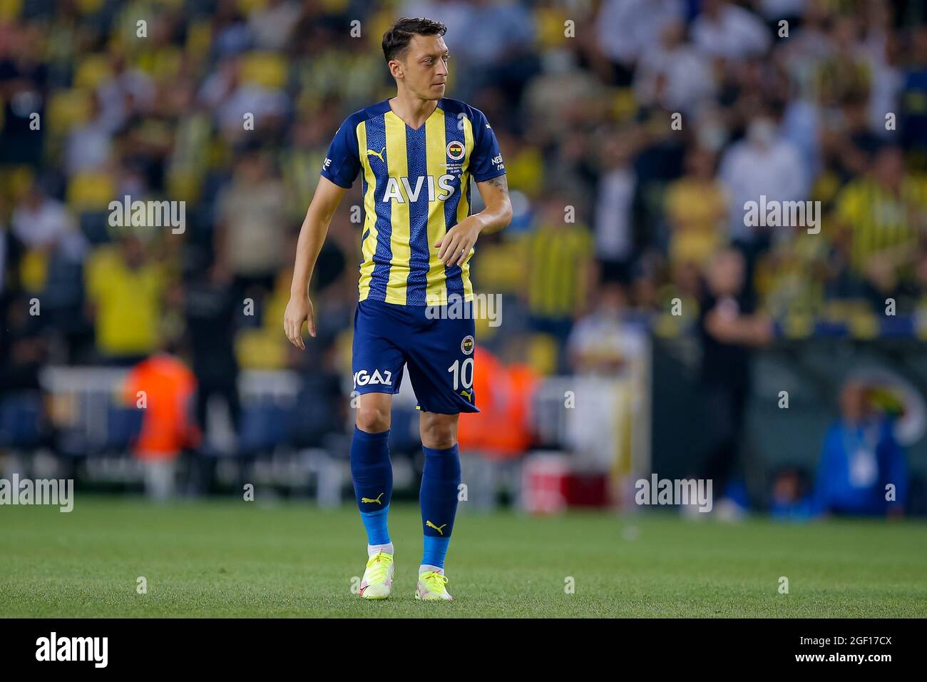 ISTANBUL, TURKEY - AUGUST 22: Mesut Ozil of Fenerbahce SK during the ...