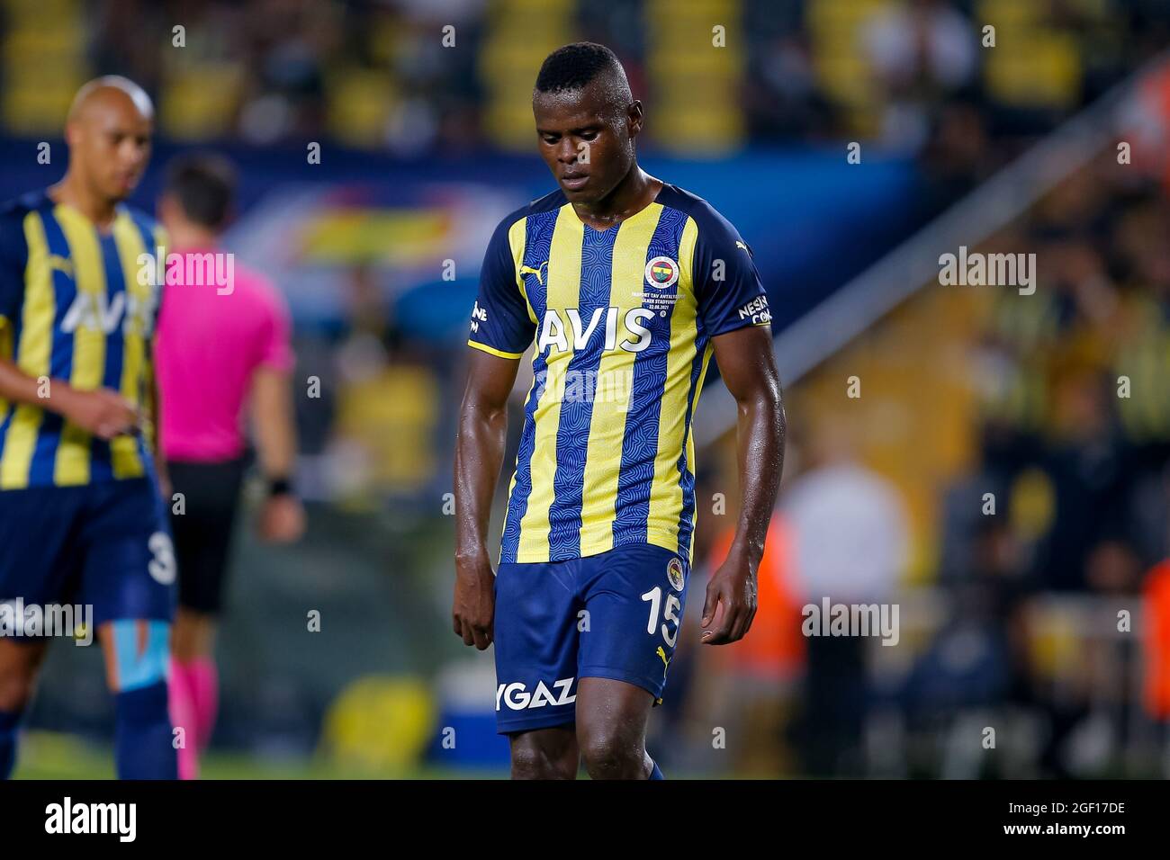 ISTANBUL, TURKEY - AUGUST 22: Mbwana Samatta of Fenerbahce SK during ...