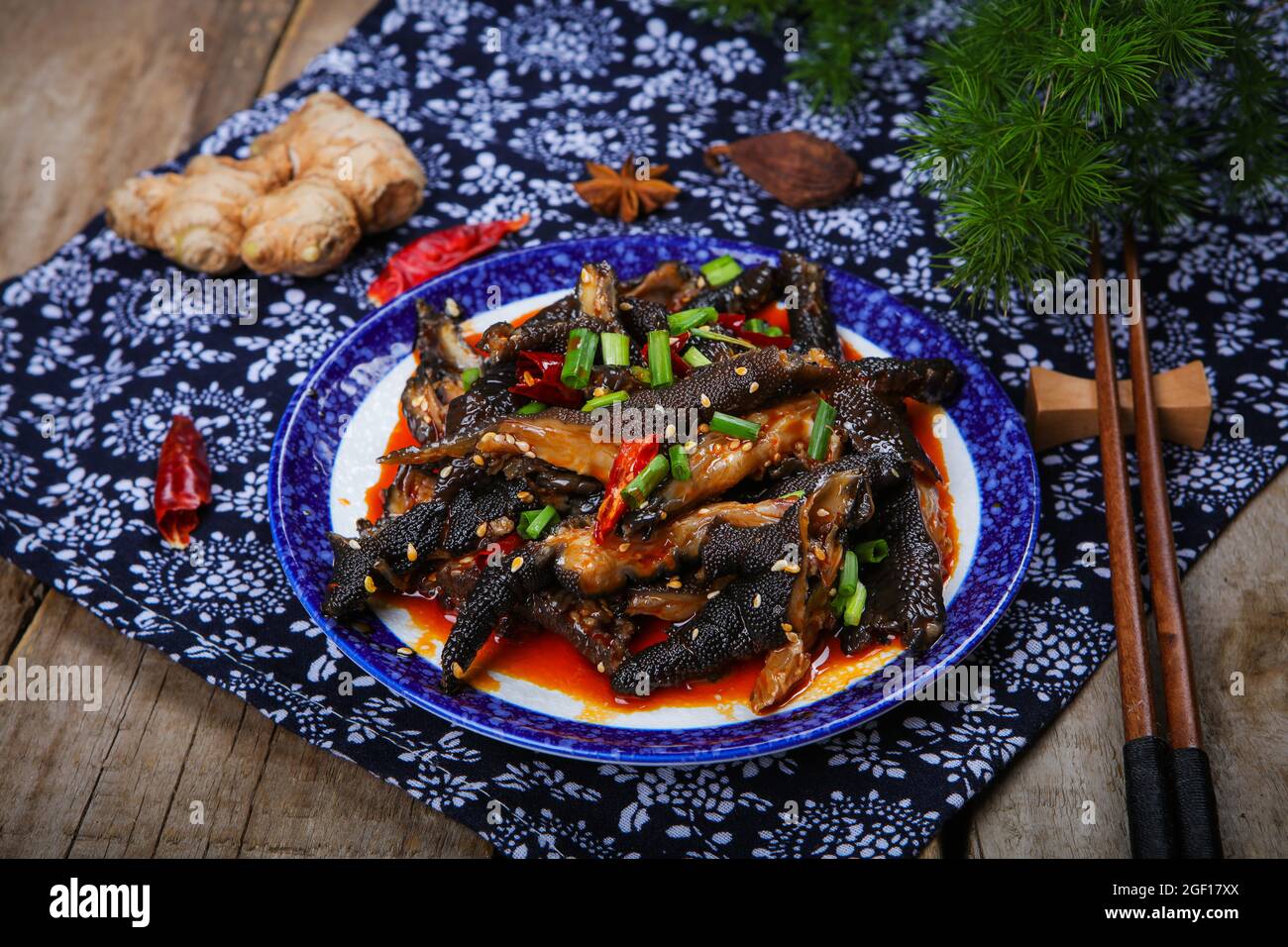 Red chicken hamstring Stock Photo - Alamy