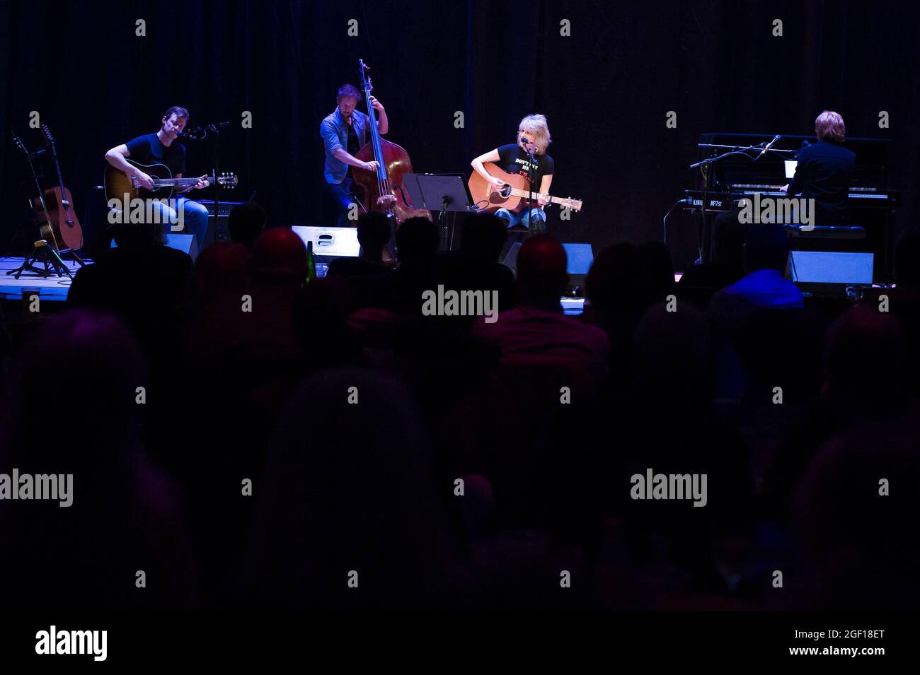 Chrissie Hynde performs at the Queens Hall in Edinburgh, during the ...