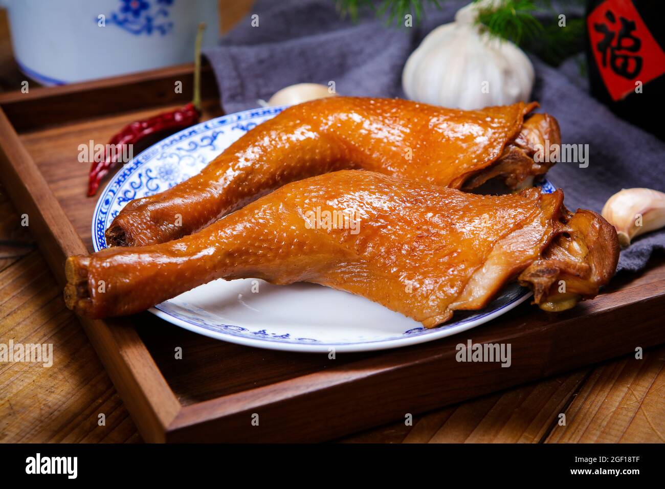 A chicken leg Stock Photo - Alamy