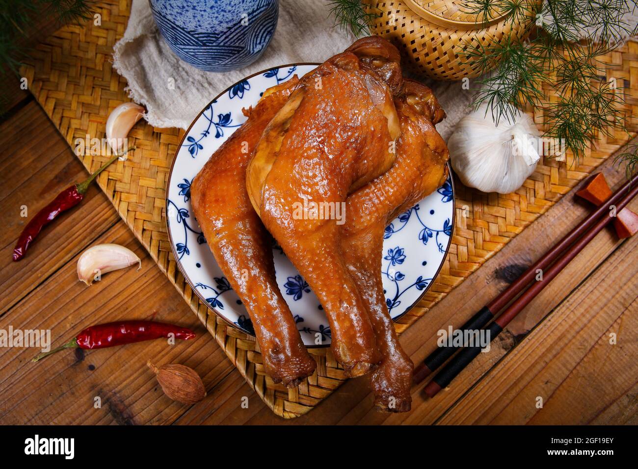 A chicken leg Stock Photo - Alamy