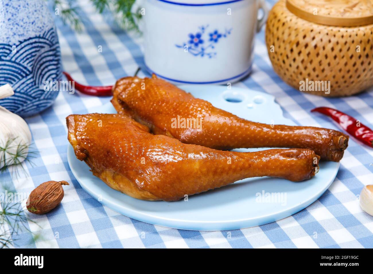 A chicken leg Stock Photo - Alamy
