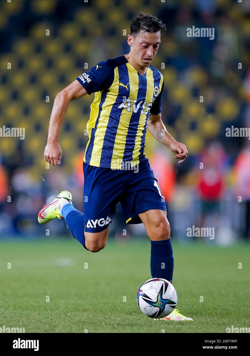 ISTANBUL, TURKEY - AUGUST 22: Mesut Ozil of Fenerbahce SK during the ...