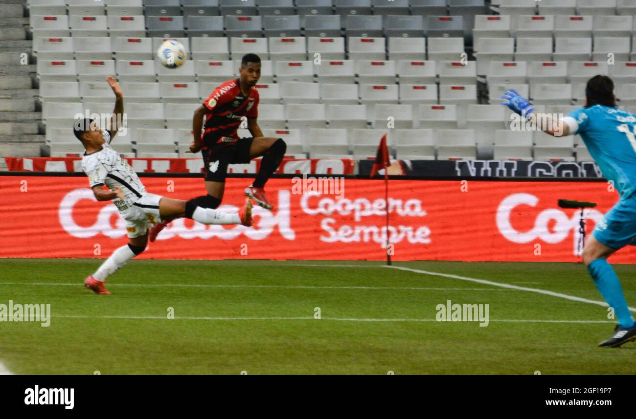 Curitiba, Brazil. 22nd Aug, 2021. Abner during the Athletico x ...