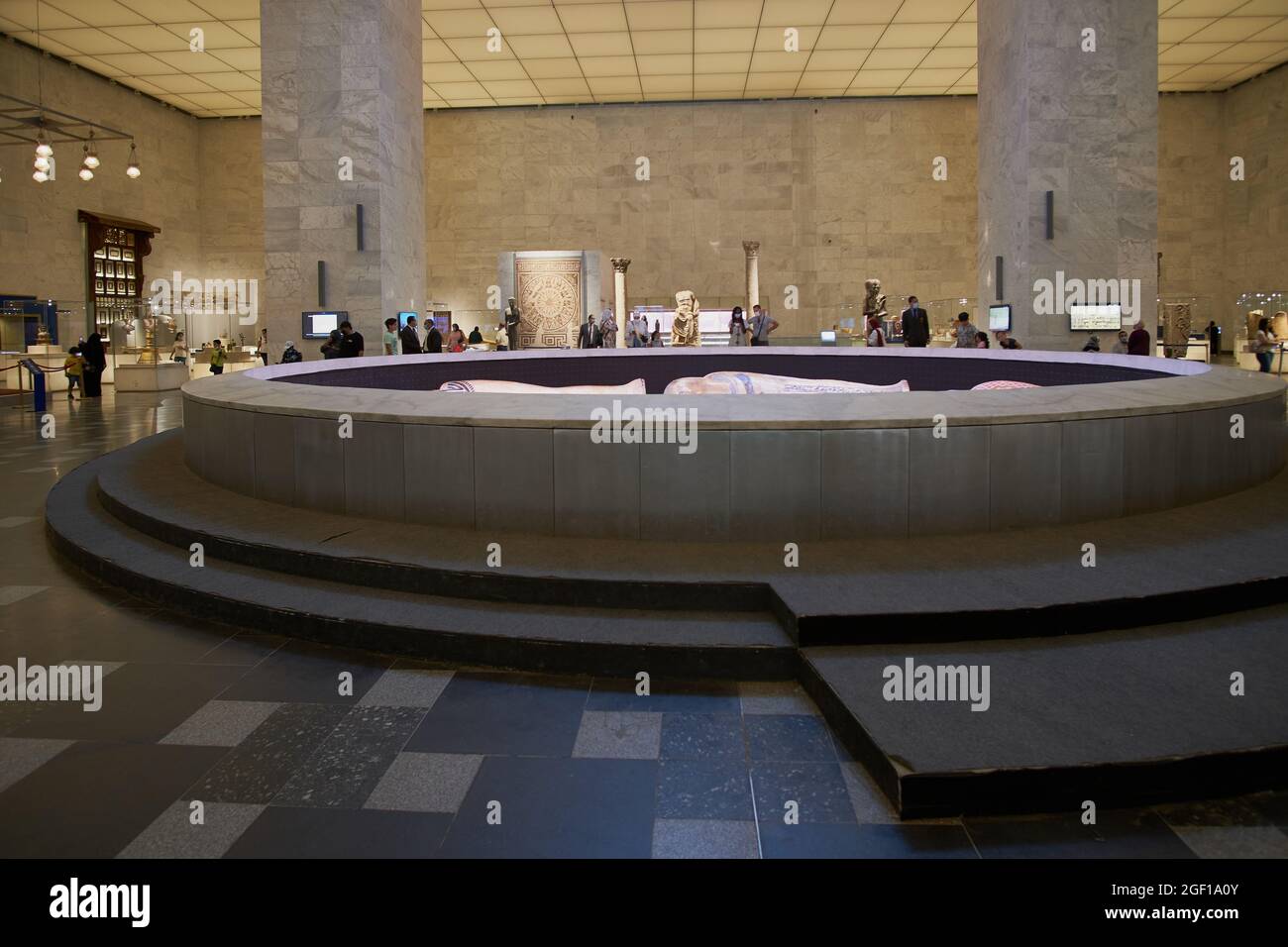 The National museum of Egyptian civilization (NMEC) in Cairo, Egypt ...