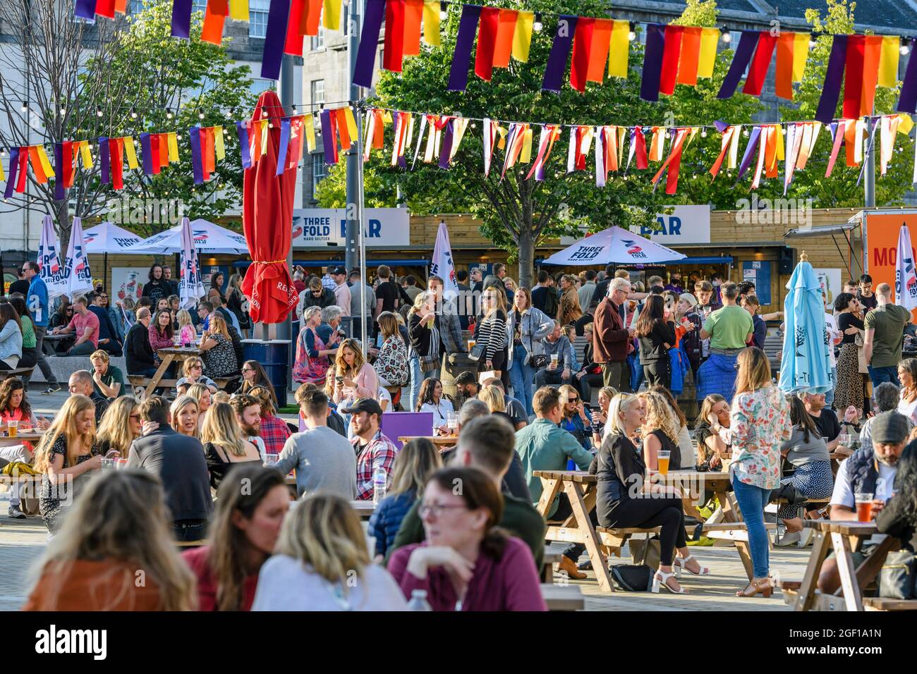EDINBURGH FRINGE FESTIVAL, UNDERBELLY, BRISTO SQUARE AND GEORGE SQUARE ...