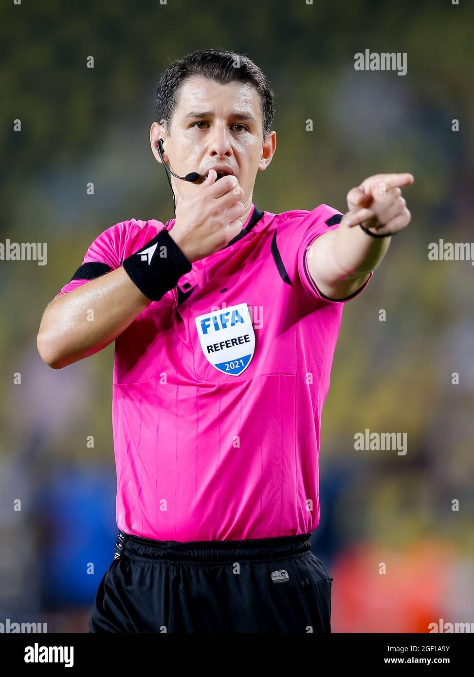 ISTANBUL, TURKEY - AUGUST 22: Referee Halil Meler during the Super Lig ...