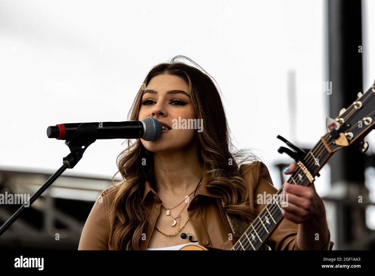 Hailey Benedict performs live during the Together Again Outdoor ...