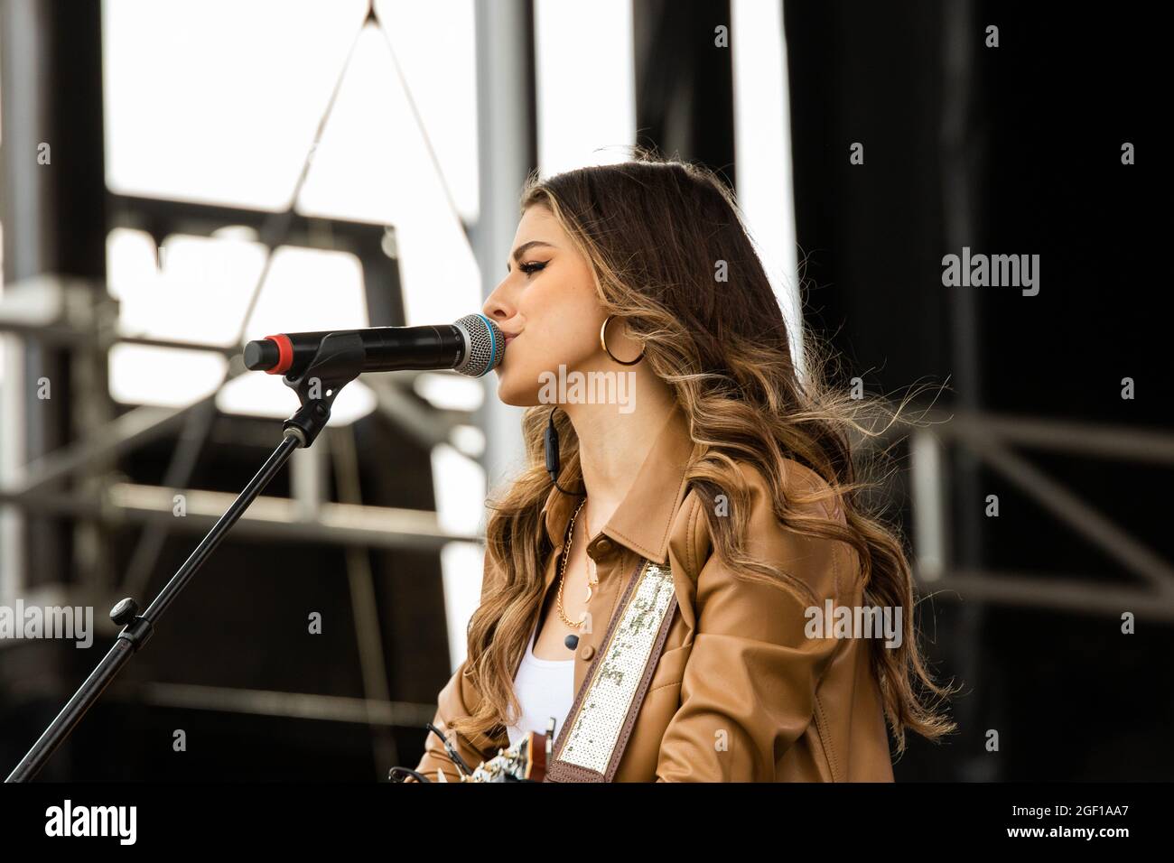 Hailey Benedict performs live during the Together Again Outdoor ...