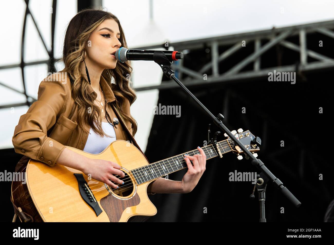 Hailey Benedict performs live during the Together Again Outdoor ...