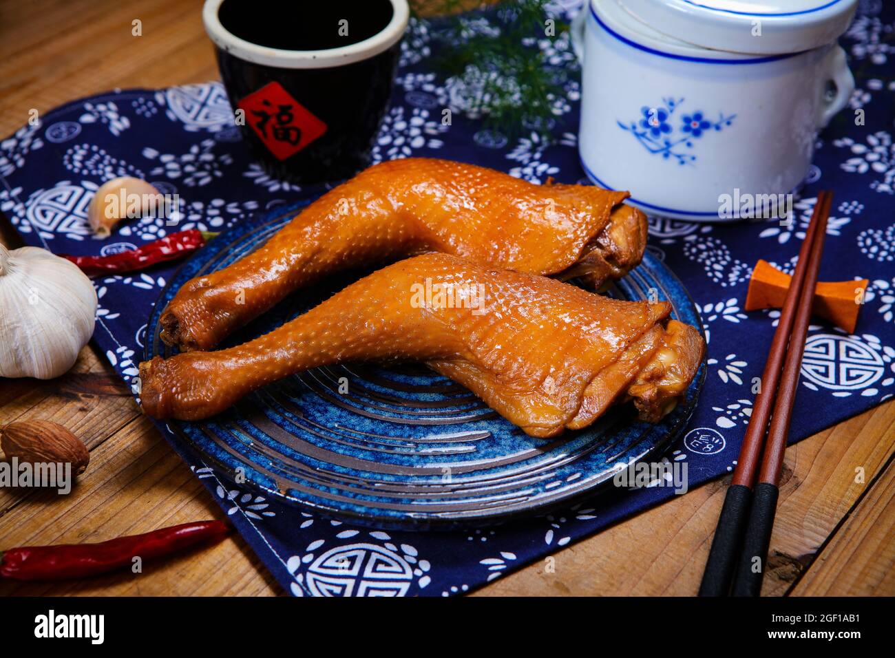 A chicken leg Stock Photo - Alamy