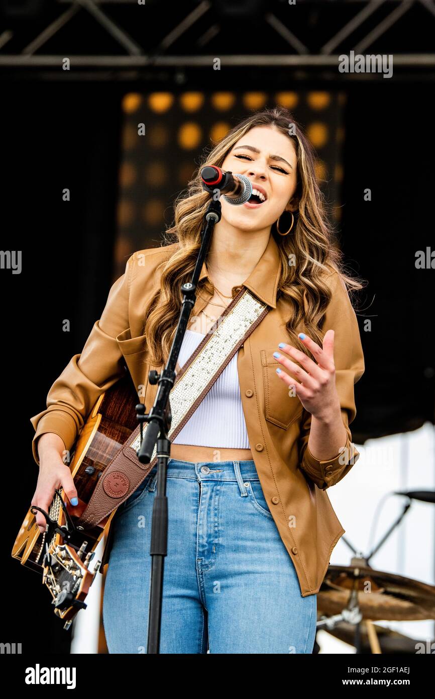 Hailey Benedict performs live during the Together Again Outdoor ...