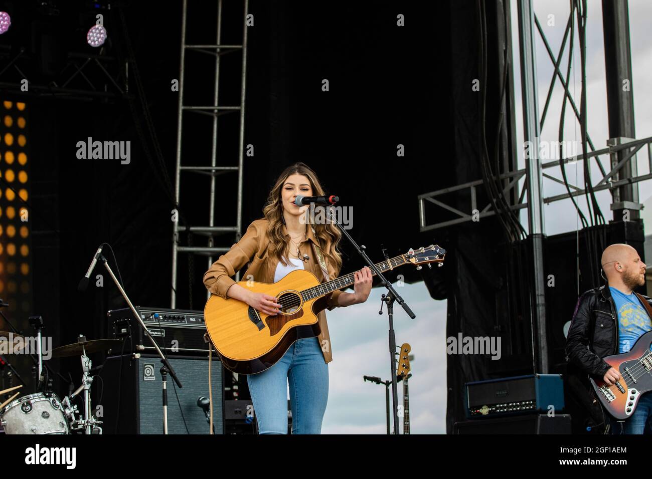 Hailey Benedict performs live during the Together Again Outdoor ...