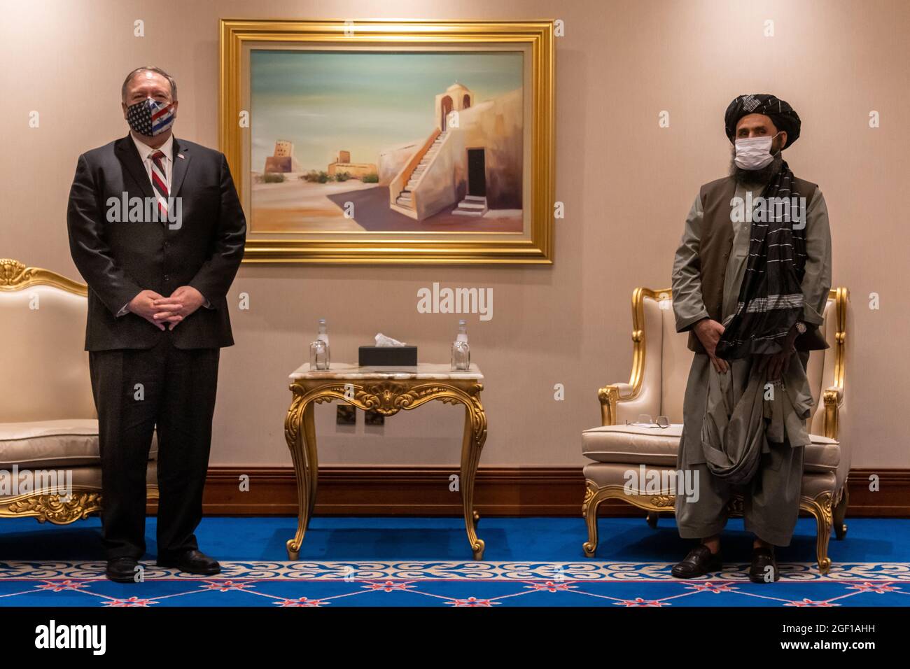 United States State Department Secretary Pompeo Meets with the Taliban ...