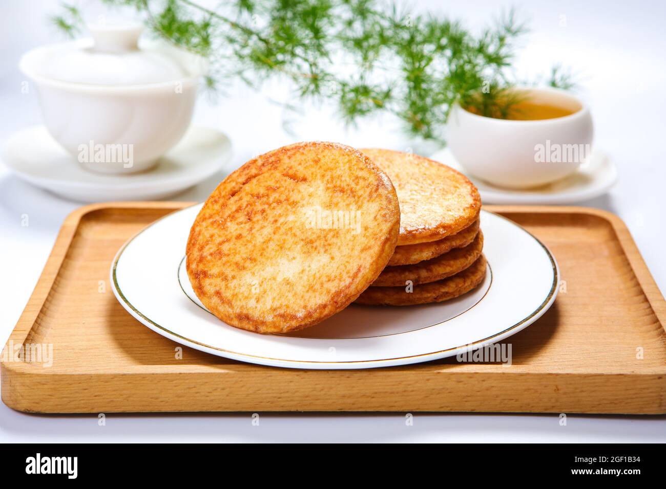 Soy sauce cake Stock Photo - Alamy