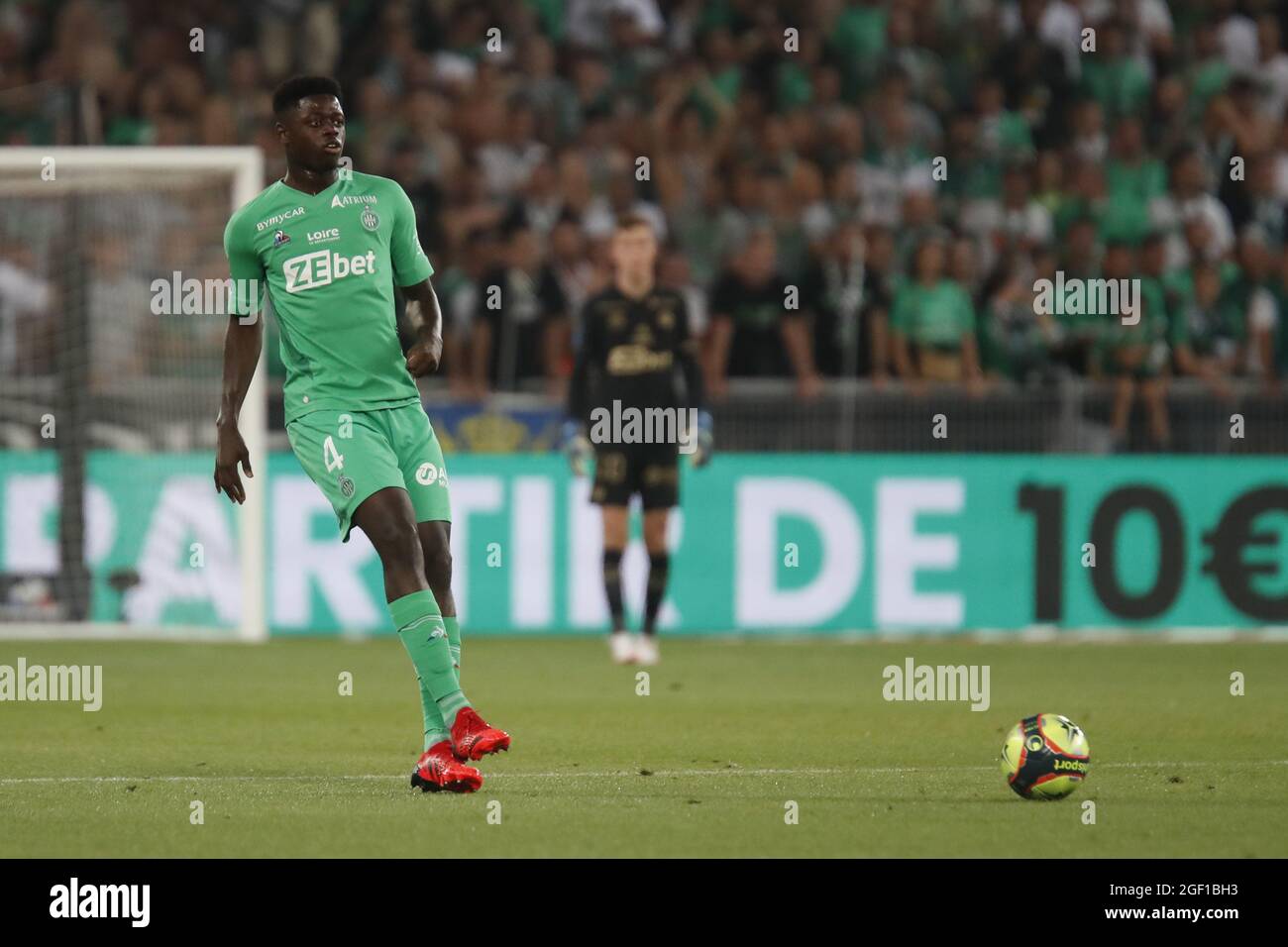 Saidou SOW of Saint Etienne during the French championship Ligue 1 ...