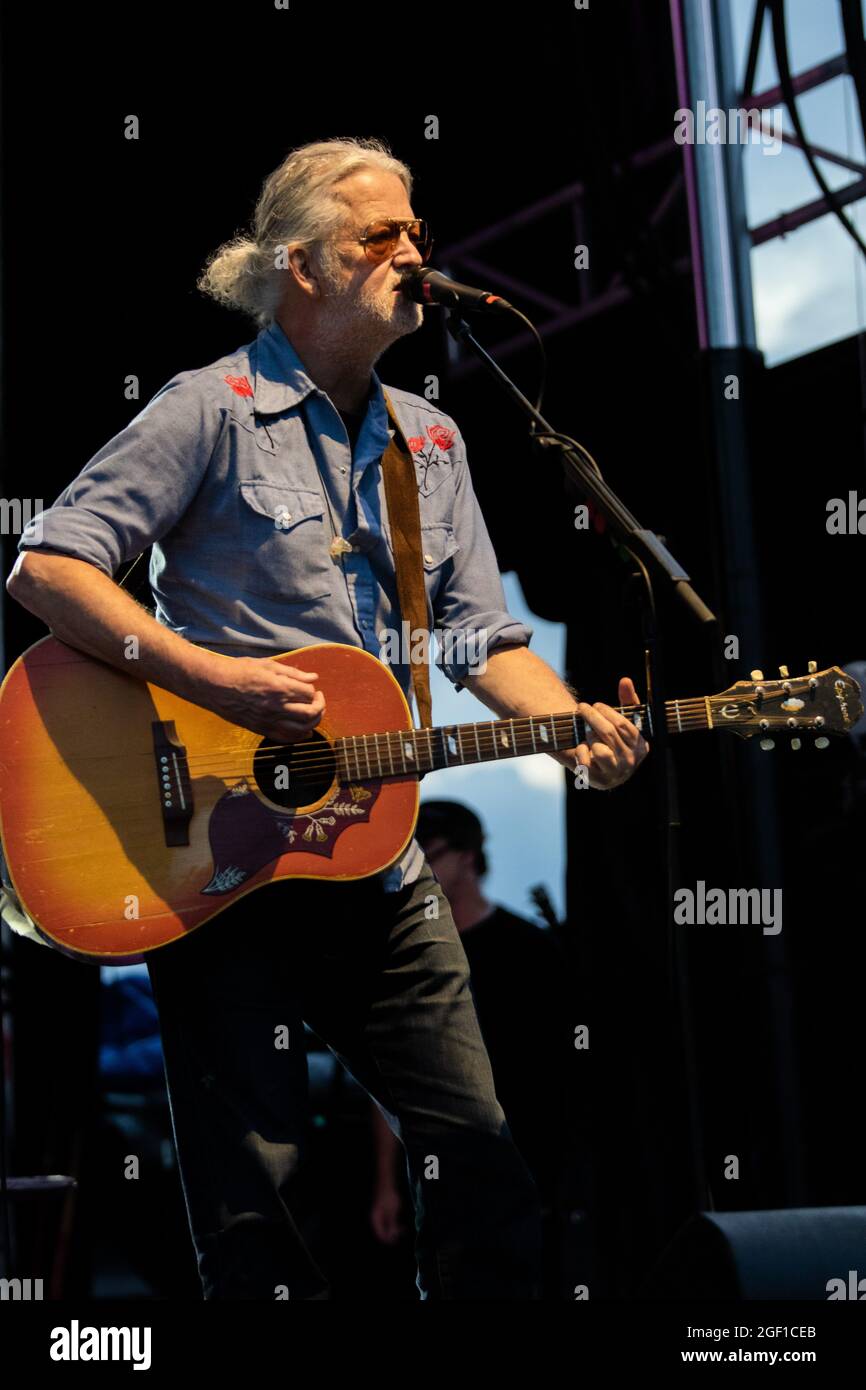 Greg Keeler from the Canadian Music Icons Blue Rodeo performs live ...