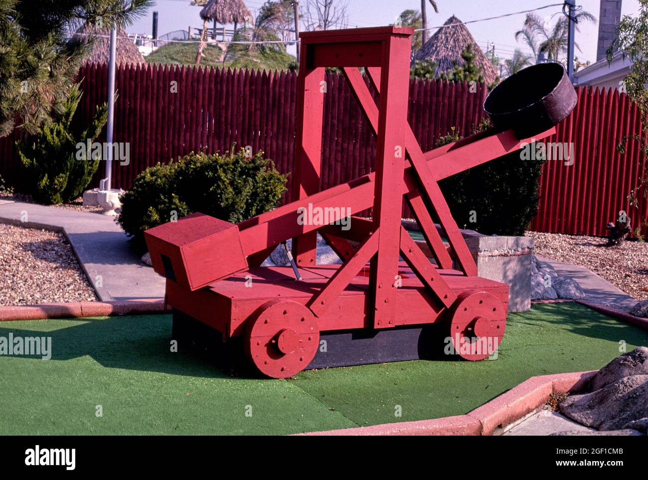 Old Pro Golf, catapult, Ocean City, Maryland, 1986 Stock Photo - Alamy