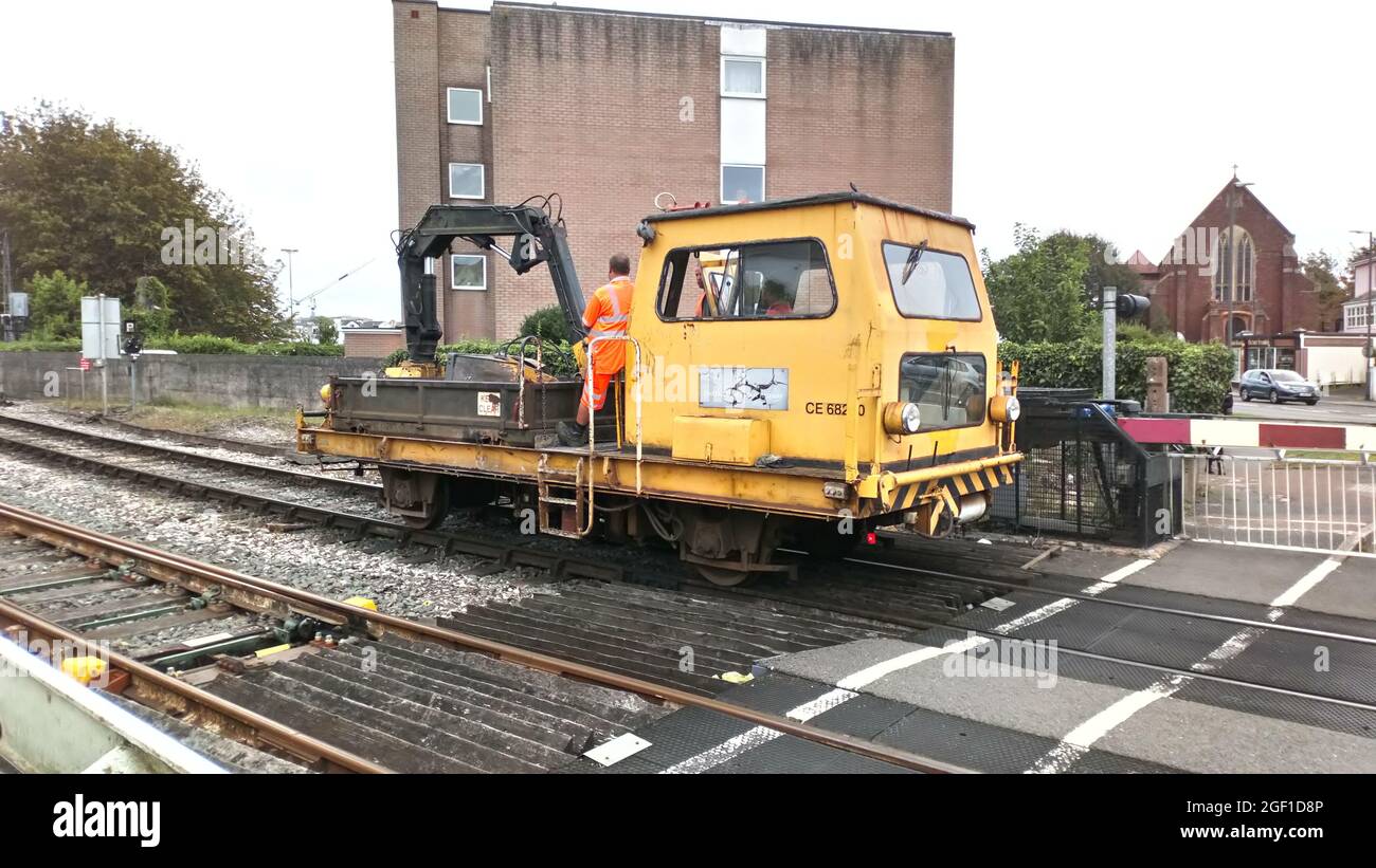 A small railway maintenance engine operated by Dartmouth Steam Railway ...