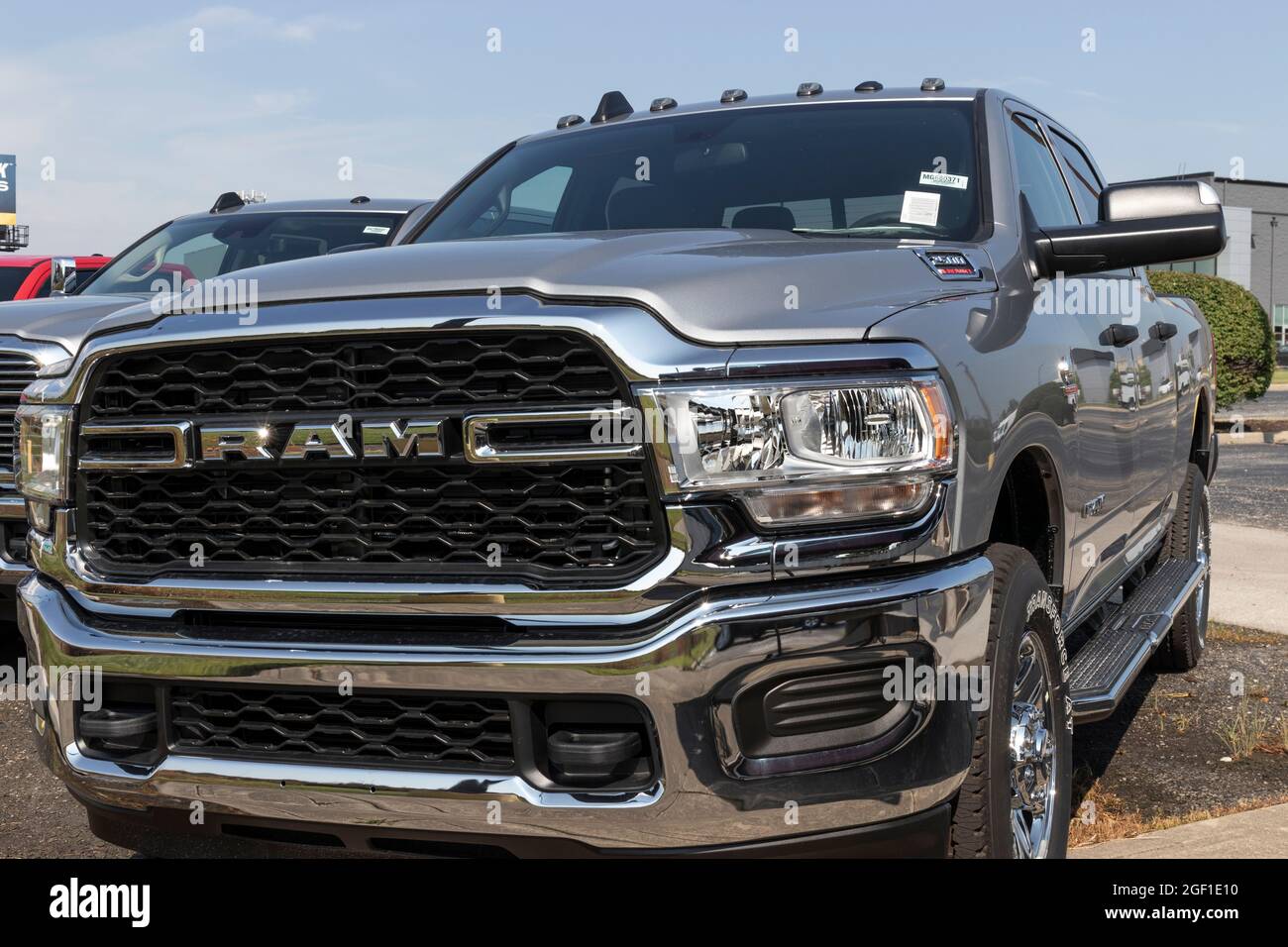 Indianapolis - Circa August 2021: Ram 2500 display at a Chrysler ...