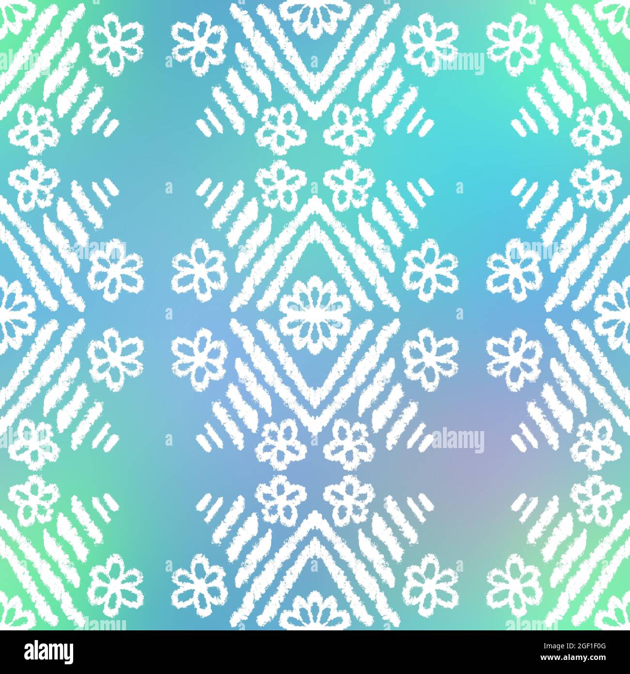 Seamless gradient tribal ethnic rug motif pattern Stock Photo - Alamy