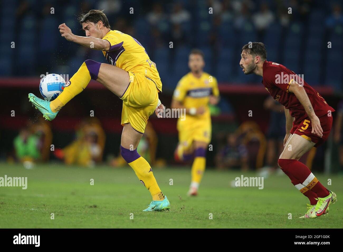 Rome, Italy. 23rd Aug, 2021. ROME, Italy - 22.08.2021: DUSA VLAHOVIC ...