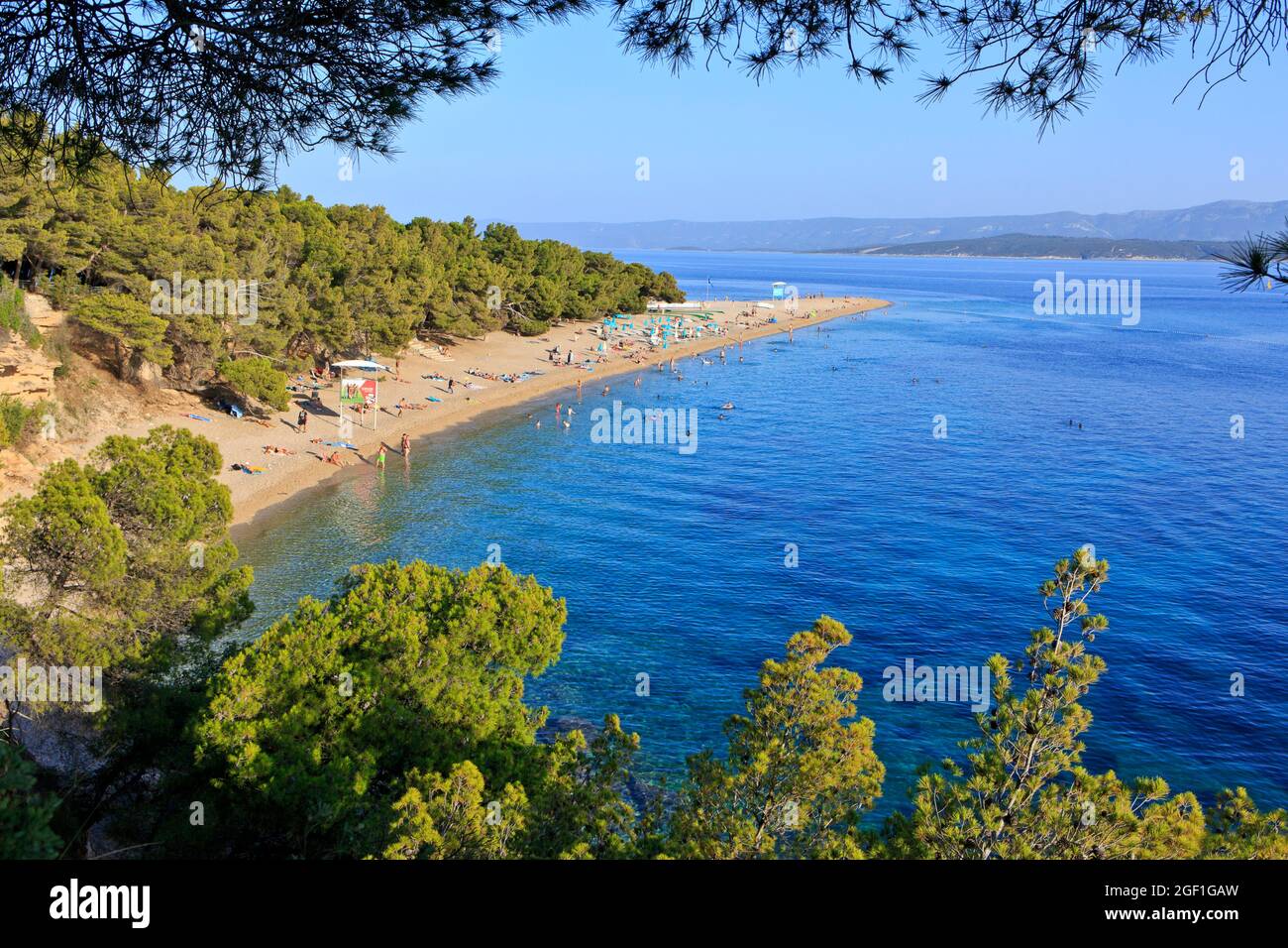 Zlatni Rat Beach (often referred to as the Golden Cape or Golden Horn ...