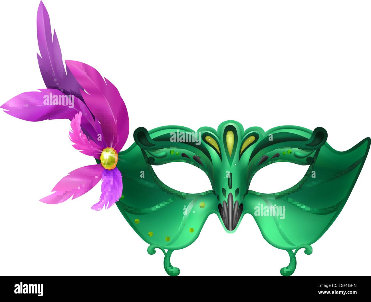 Masquerade Masks Clip Art Purple