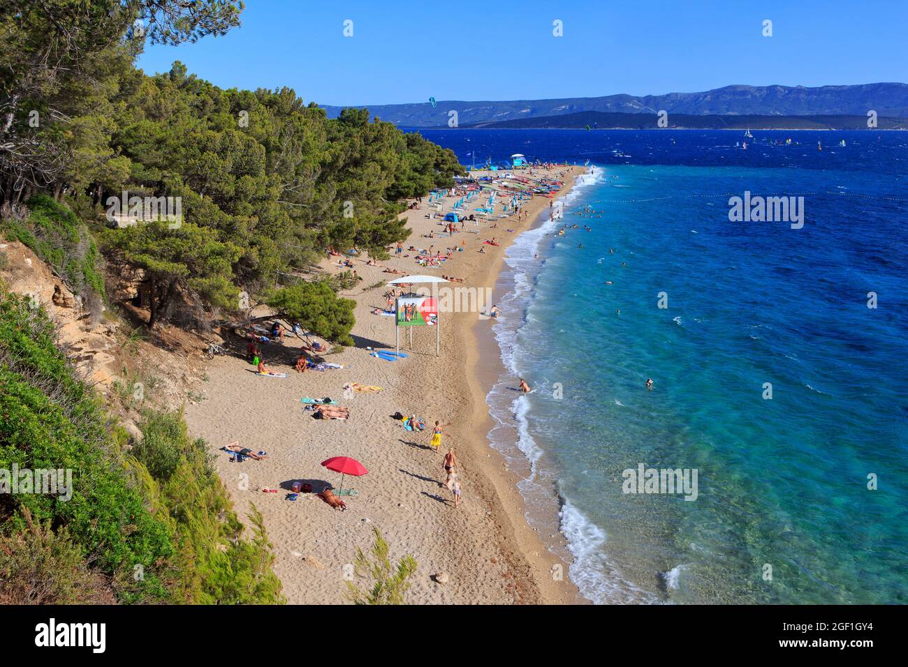 Zlatni Rat Beach (often referred to as the Golden Cape or Golden Horn ...