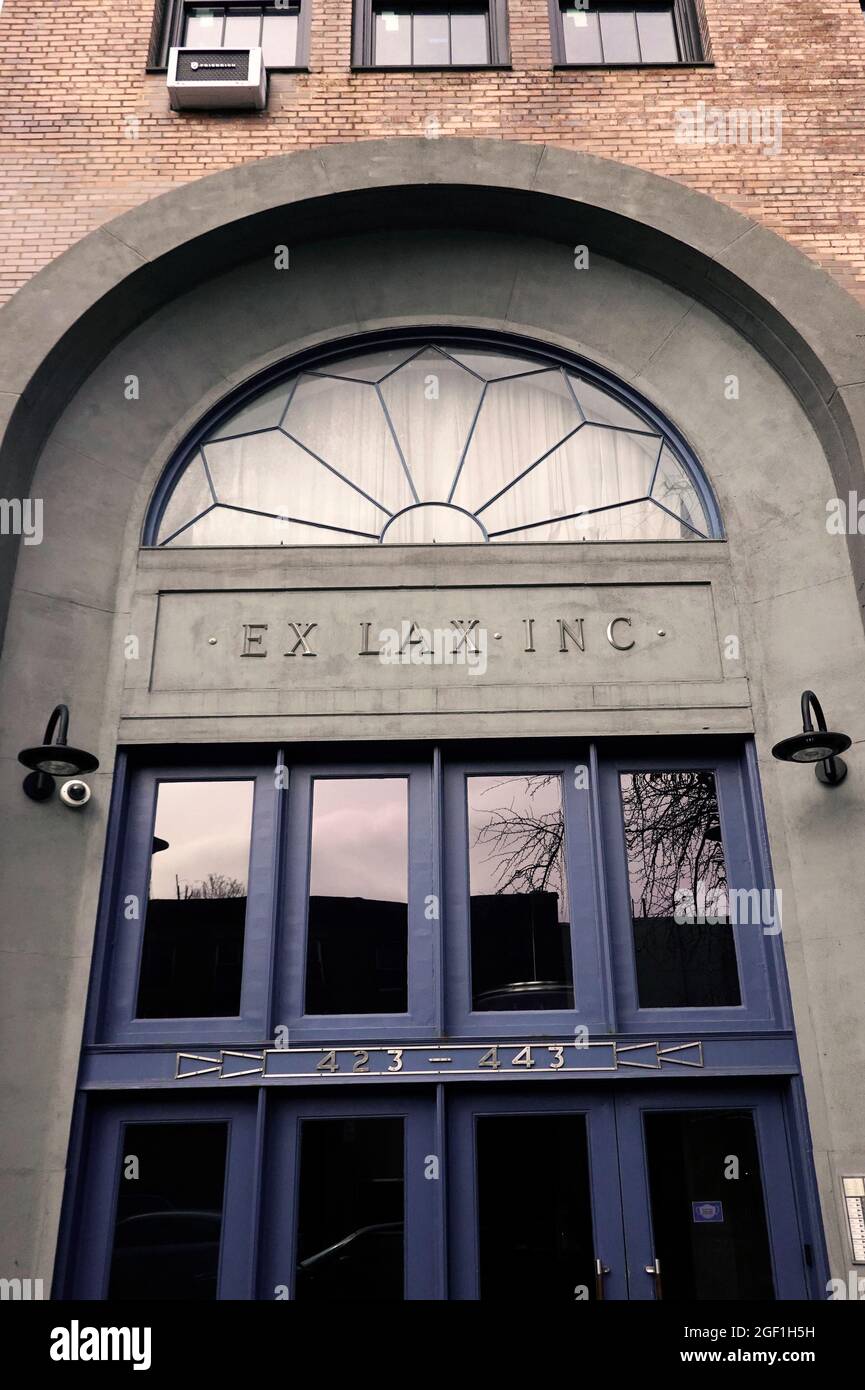 Ex Lax building in downtown Brooklyn NYC Stock Photo - Alamy