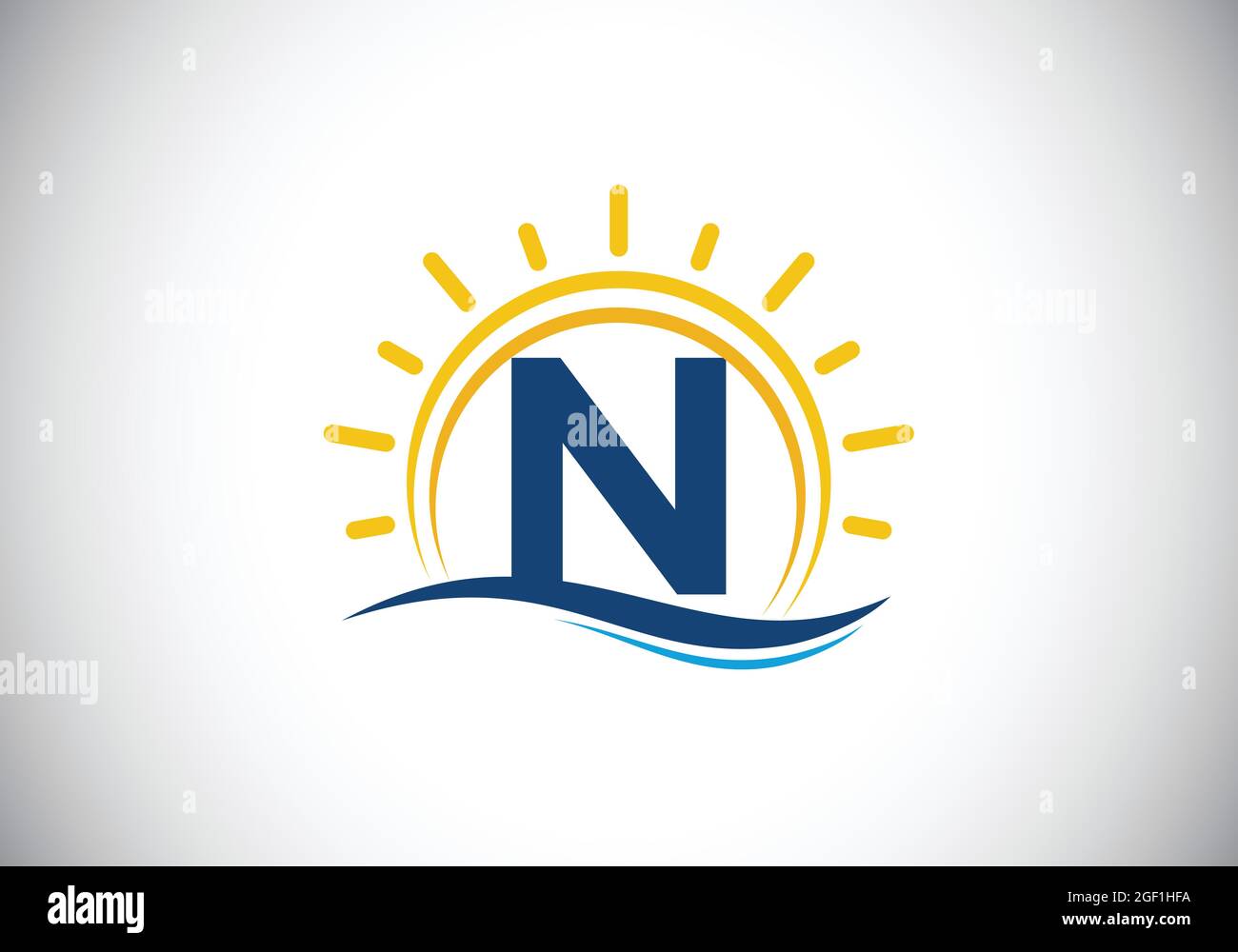 N wave Stock Vector Images - Alamy