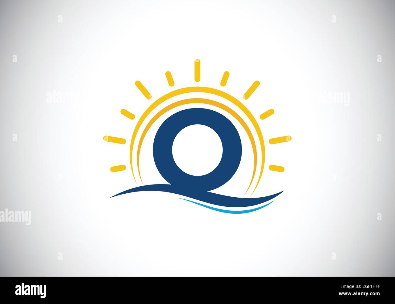 Letter o as a sun Stock Vector Images - Alamy
