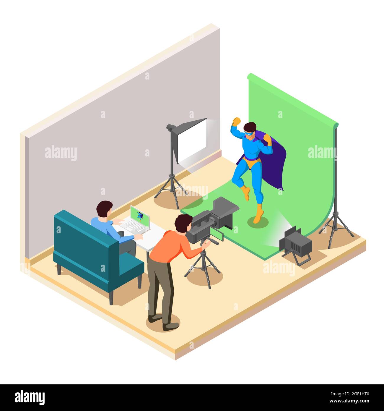 Film costume shoot Stock Vector Images - Alamy