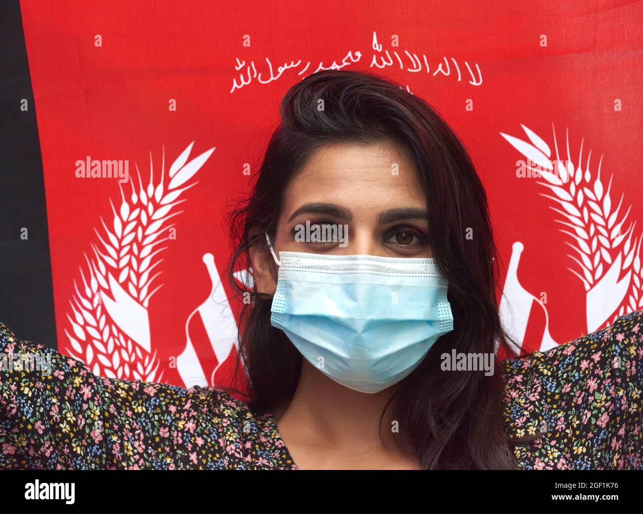 Brooklyn, New York, USA. 21st Aug, 2021. Freshtaa Samar, an Afghan ...