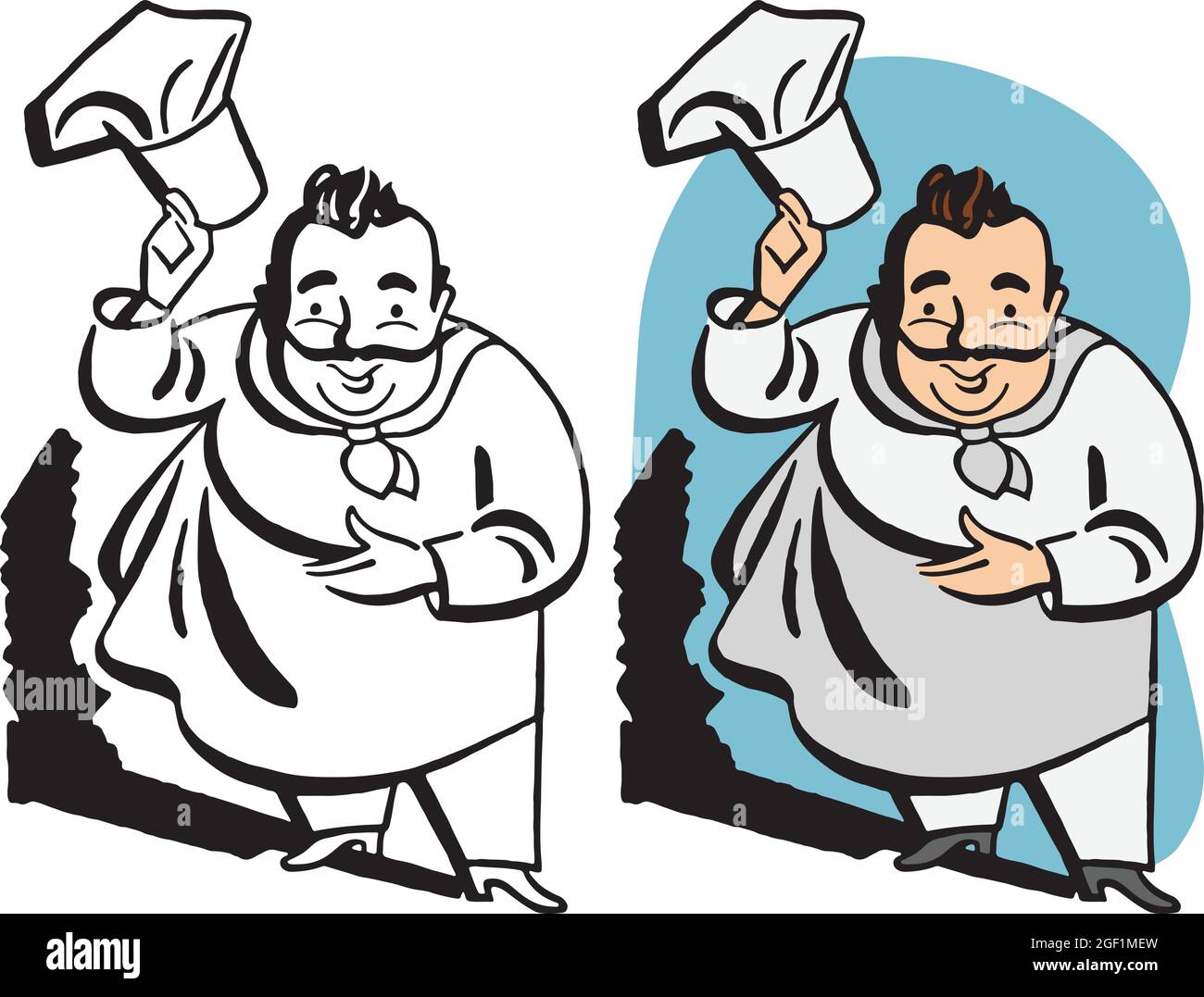 Vintage chef hi-res stock photography and images - Alamy